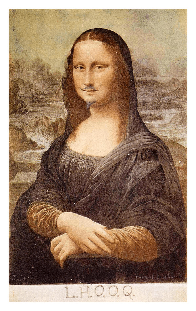 Pôster L.H.O.O.Q., 1919 - Marcel Duchamp – EDITORA LINHA VERMELHA